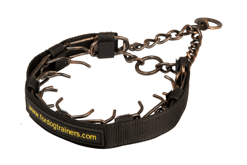 Buy Herm Sprenger Black Stainless Steel Prong Collar for Large Dogs - £ ...