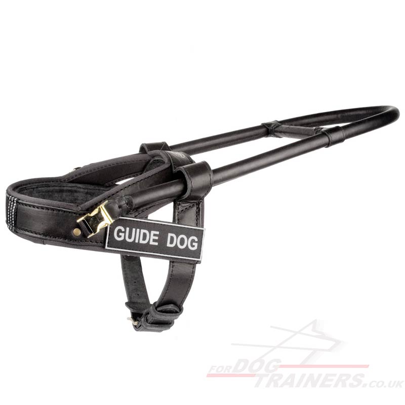 Guide Dogs Harness of Black Leather - £124.05